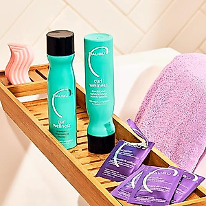 Malibu C Curl Wellness Conditioner (9 oz) - Moisturizing Conditioner for Textured Hair, Frizz Control - Curl Conditioner for Natural & Chemically Processed Curls