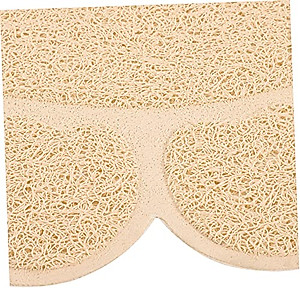 Balacoo Cat Litter Mat Cat Dog Food Pad: Wear- Material is Super Simply Shake it Off, Vacuum it or give it a Quick Rinse to Clean it. Cat Mat