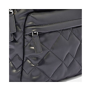 Marc Jacobs H306M01RE21 Black Quilted Leather With Silver Hardware Women's Moro Backpack