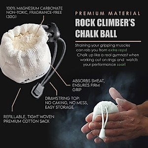 New Grey Fox Premium Numbered 1.1" Wooden Gymnastic Rings with Adjustable Straps Olympic Size: Chalk, Non-Slip Buckle |Full Body Suspension |Bodyweight Calisthenics |Home Gym Equipment |Fitness Gifts