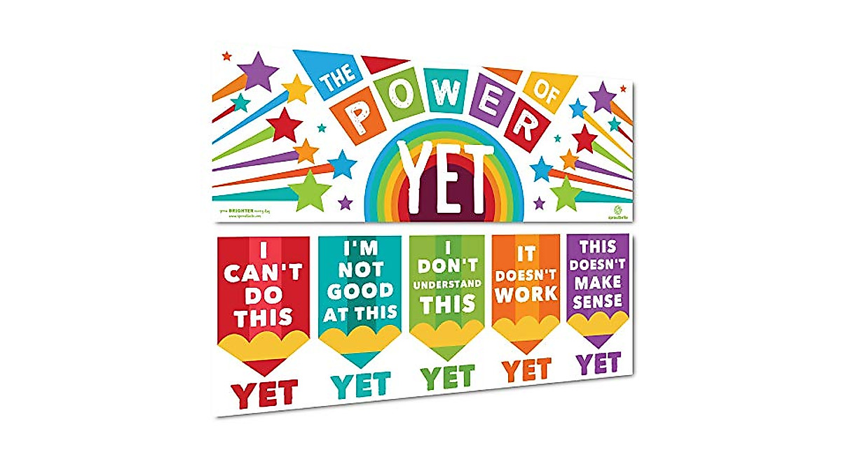 Growth Mindset Classroom Decorations | Sproutbrite Banners