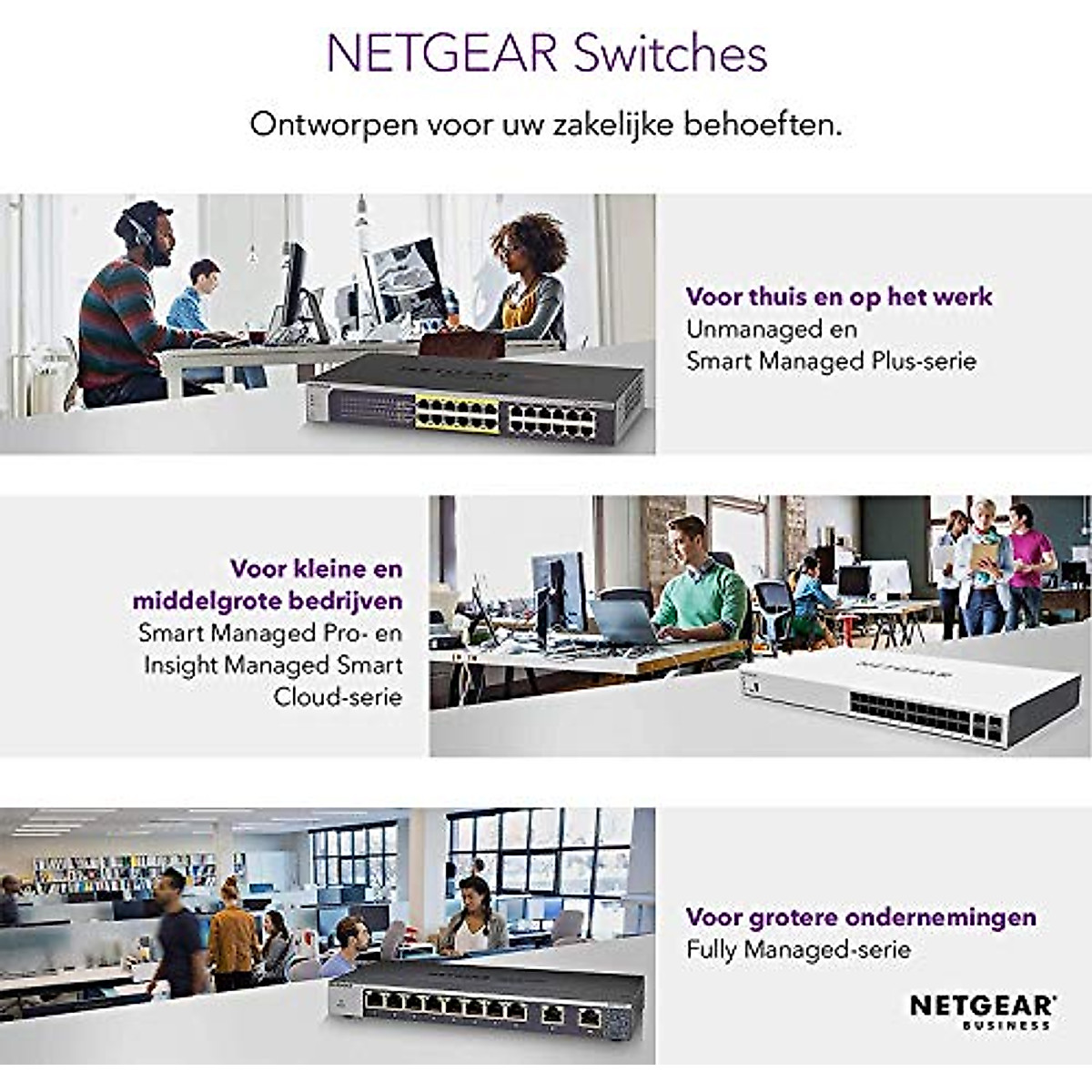 NETGEAR 48-Port Gigabit Ethernet Unmanaged PoE+ Switch (GS348PP) - with 24 x PoE+ @ 380W, Desktop/Rackmount, Sturdy Metal