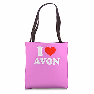 I Love Avon Tote Bag