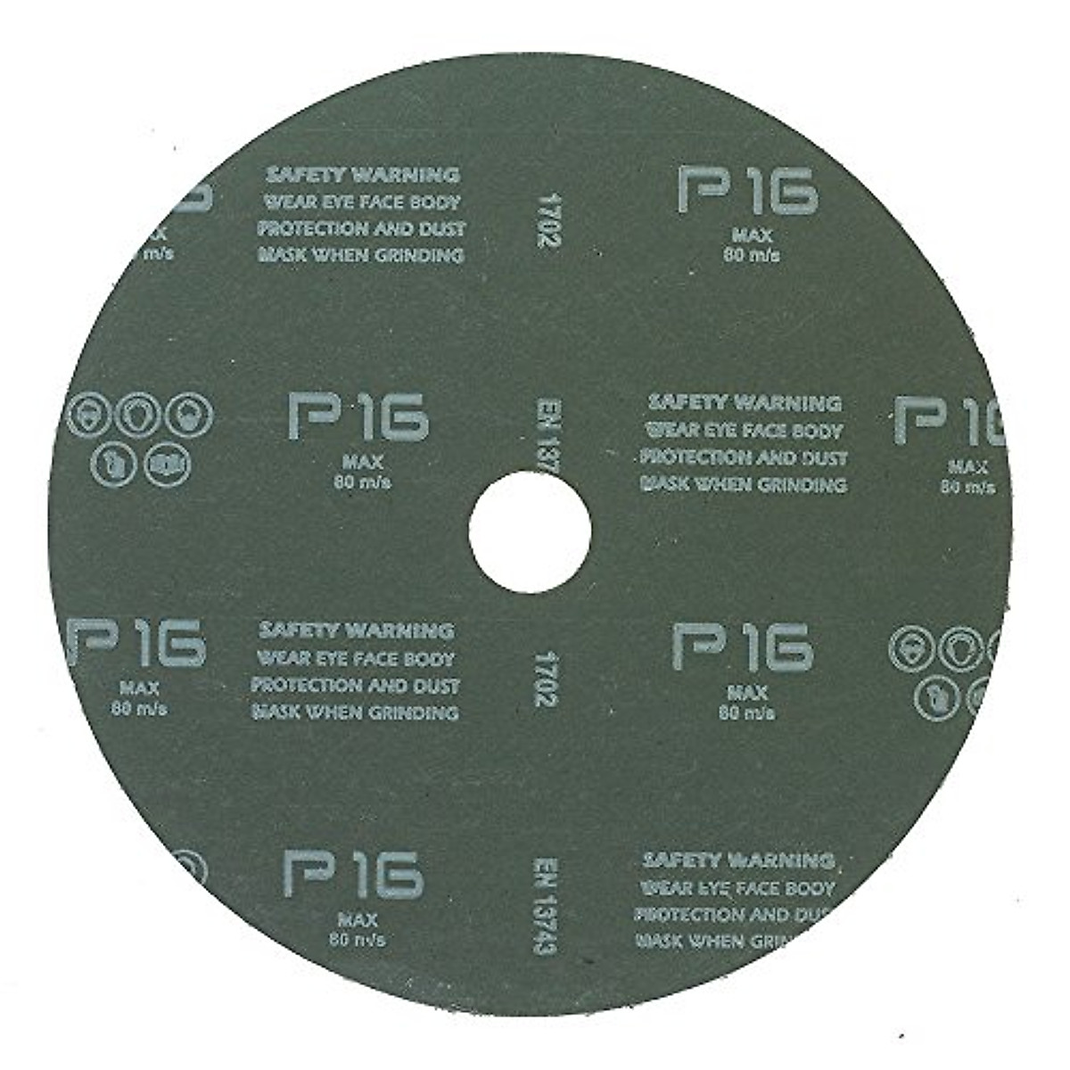 Mercer Industries 304016-7" x 7/8" Aluminum Oxide Resin Fiber Discs, 16 Grit (25 pack)