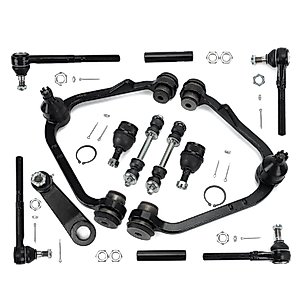 MPLUS 13X Front Upper Control Arms Tie Rods Sway Bars Kit fits For FORD 1997-2002 EXPEDITION, 1997-2003 F150, 1998-1999 F250, 1997 F250 4.6L; 5.4L, For LINCOLN 2002 BLACKWOOD, 1998-2002 NAVIGATOR