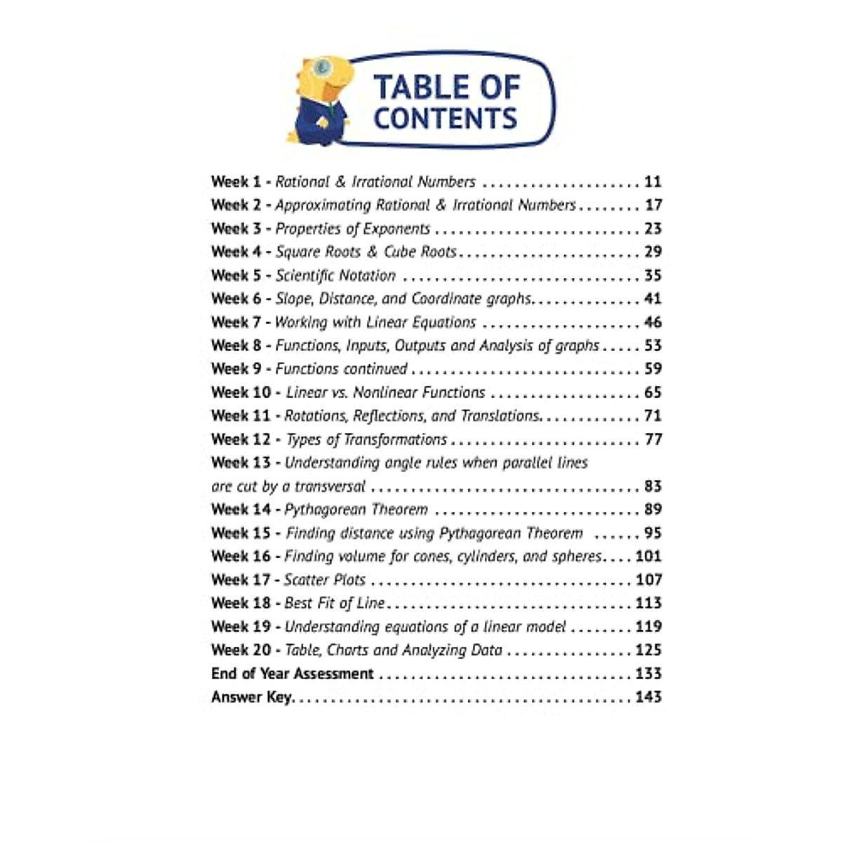 8th Grade Common Core Math: Daily Practice Workbook | 1000+ Practice Questions and Video Explanations | Argo Brothers (Next Generation Learning Standards Aligned (NGSS))