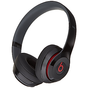 Beats Solo 2 WIRED On-Ear Headphone NOT WIRELESS - Black (Renewed)