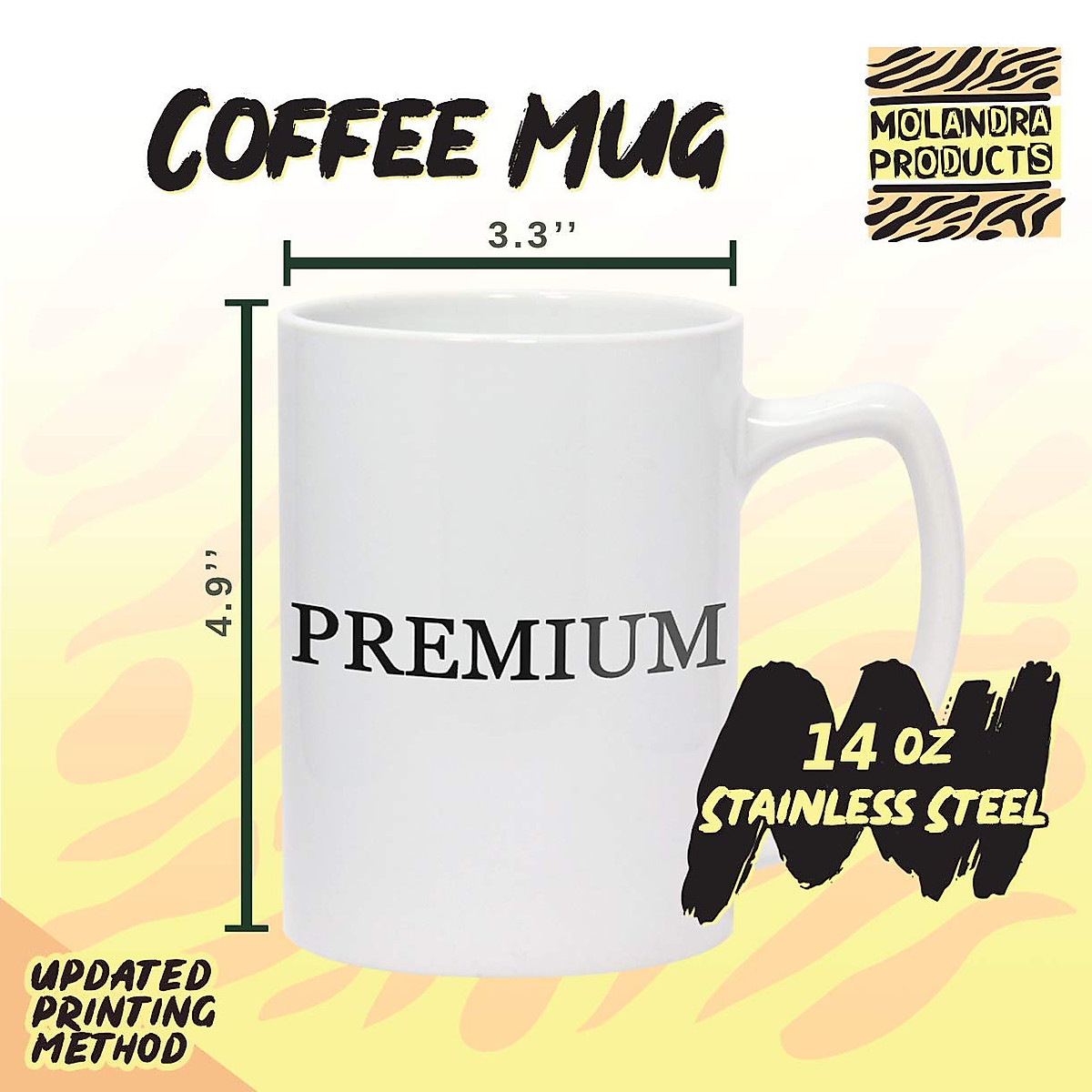 #availableness - 14oz Hashtag White Ceramic Statesman Coffee Mug