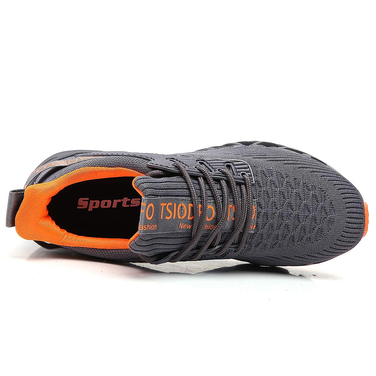 Ezkrwxn Men Sport Running Shoes Mesh Breathable Comfort Fashion Casual Tennis Athletic Walking Sneakers Gym Runner Jogging Shoe Grey Size 11.5