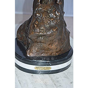 Mountain Man by Remington Bronze Statue - Size: 11" L x 11" W x 30" H.