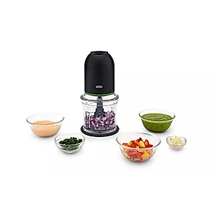 Braun CH3012BK EasyPrep™ Mini Food Processor, 4 cup, Black
