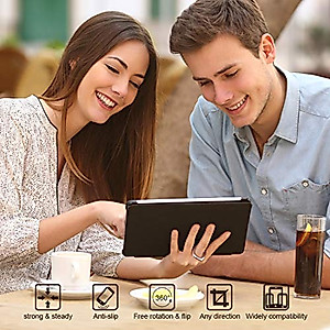 Cell Phone Ring Holder Finger Kickstand - 4Pcs Cell Phone Case Ring Stand 360 Rotation Phone Holder Clear Popsockets with Finger Ring - iPad Kickstand for Phone Case Compatible to iPhone Samsung