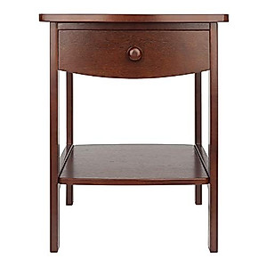 Winsome Wood Claire Accent Table, Walnut