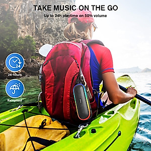 Bluetooth Speakers,IPX7 Waterproof Speaker with 20W Powerful Sound,Portable Wireless Speakers with Extral Bass,for Beach Pool Camping Outdoors,Christmas/Birthday Gift for Men,Women,Friends