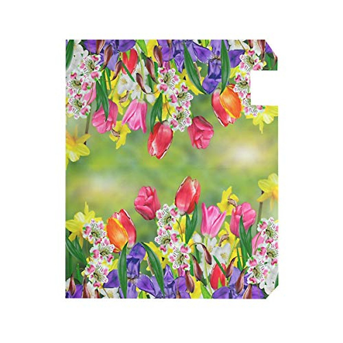 WOOR Spring Summer Flowers Daffodils and Tulips Magnetic Mailbox Cover Garden Yard Home Decor for Outdoor Standard Size-18"x 20.8"