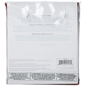 Sage Dot Deluxe Flannel Fitted Crib Sheet - Dot Print Cotton Flannel, Sage and White, Fully Elasticized, 10 in Deep Pockets, Fits Standard Crib Mattress 28 in x 52 in