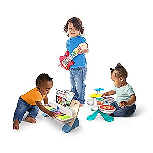 Baby Einstein Together in Tune Drums​ Safe Wireless Wooden Musical Toddler Toy, Magic Touch Collection, Age 12 Months+