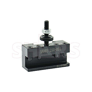 Shars OXA Wedge Type CNC Lathe Quick Change Tool Post 6 PCS Set For 6" - 9" Lathe Swing, Cutoff Tool 4° 202-9460 S)