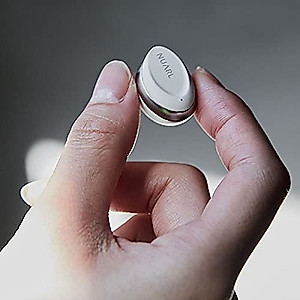 NUARL N6 Mini 2SE Complete Wireless Earphone aptX Compatible IPX7 Waterproof Continuous 8h Playback Bluetooth5.2 (WS(White Silver))