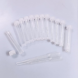 Aquarium Water Quality Test Kit (10ml Test Tube x12 + 3ml Dropper x2) Test Strips not Included