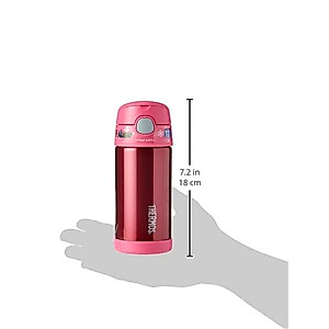 Thermos FUNtainer Straw Bottle, Pink, 355 ml