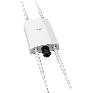 EnGenius Outdoor WiFi 6 AX1800 Managed Access Point EWS850AP with 2.5Gbps Port, OFDMA, MU-MIMO, PoE+ Injector Included, WPA3, IP67 Rated, License-Free Remote Management Tools Included