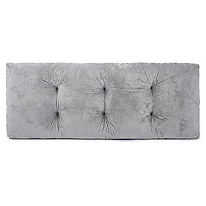 JAMPAYANG Bench Cushion, Non-Slip Tufted Bench Cushions for Swing, Shoe Storage, Window Seat (36"x14", Grey)