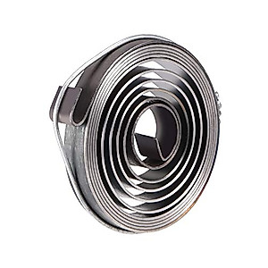uxcell Drill Press Spring Drill Press Quill Feed Return Coil Spring Assembly Spring Steel Chemical Blackening Finish 1540mm Expand Long 52x8x0.8mm 2 Pcs