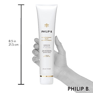 PHILIP B Light-Weight Deep Conditioner 6 oz. (178 ml) | Hair Moisturizer Detangler, Adds Shine and Smoothness to Hair, All Hair Types