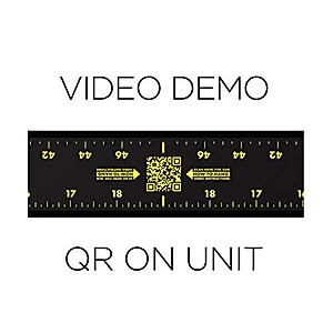 Crescent Creative Products Perfect Pro Picture Frame Wall Hanging Tool with Level, 48 inch, Black