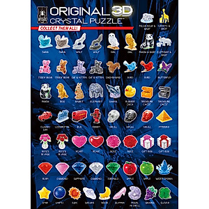BePuzzled | Owl Original 3D Crystal Puzzle, Ages 12 and Up, Grey