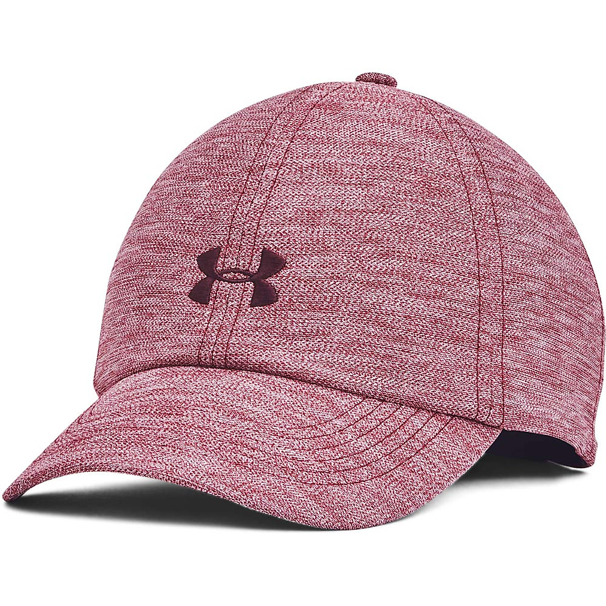 Under Armour Women's Heathered Play Up Cap, League Red (626)/Dark Maroon, One Size Fits All