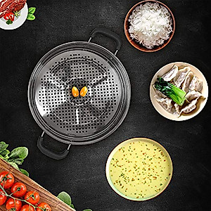 Concord 30 CM Stainless Steel 3 Tier Steamer Pot Steaming Cookware - Triply Bottom