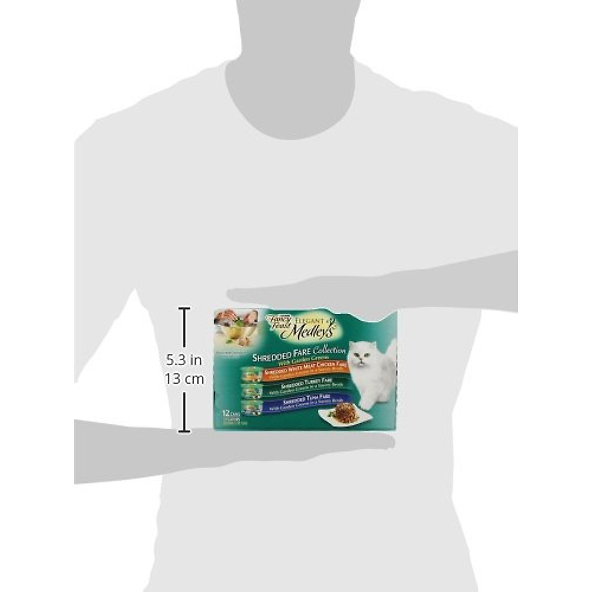 Fancy Feast Medleys Wet Cat Food Variety Pack, Shredded Fare Collection, (12) 3 Oz Cans