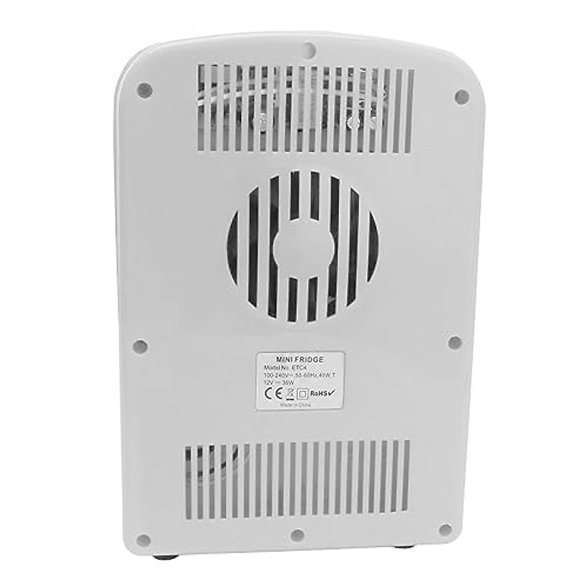 Mini Beauty Fridge, Portable Cooler Warmer Refrigerator ABS Plastic 36W AC100-240V DC12V Noiseless for Office (US Plug)