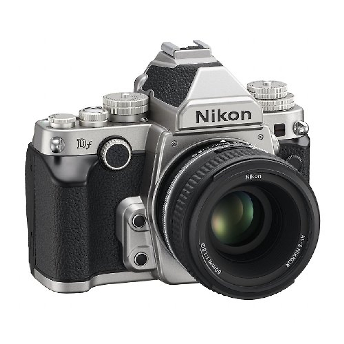 Nikon Df 16.2 MP CMOS FX-Format Digital SLR Camera with AF-S NIKKOR 50mm f/1.8G Special Edition Lens (Silver)