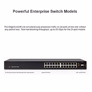 Ubiquiti ES-24-LITE 24-port + 2xSFP Gigabit switch 1U Rack 19