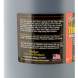 128oz. Forever Black Tire Gel Dye