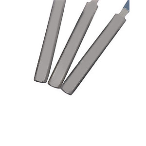 Metallor Guitar Nut File Set Double Edge Nut Slotting File for Electric Guitar Tools Luthier Tools Set of 3Pcs.