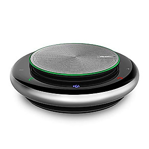 Yealink Bluetooth Speakerphone USB Speakers with Microphone Teams Certified CP900 Wireless Enhanced Noise Reduction Algorithm Home Office 360° Voice Pickup (Teams Optimized, CP900) (CP900-MT)
