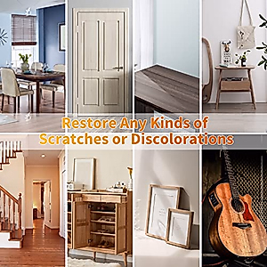 Wood Furniture Repair Kit - Set of 39 - Hardwood Floor Repair Kit Wood Filler, Furniture Repair Kit Wood Markers Touch Up for Scratch Stain Hole, Restore Any Wood, Laminate, Wooden Door, Desk, Cabinet