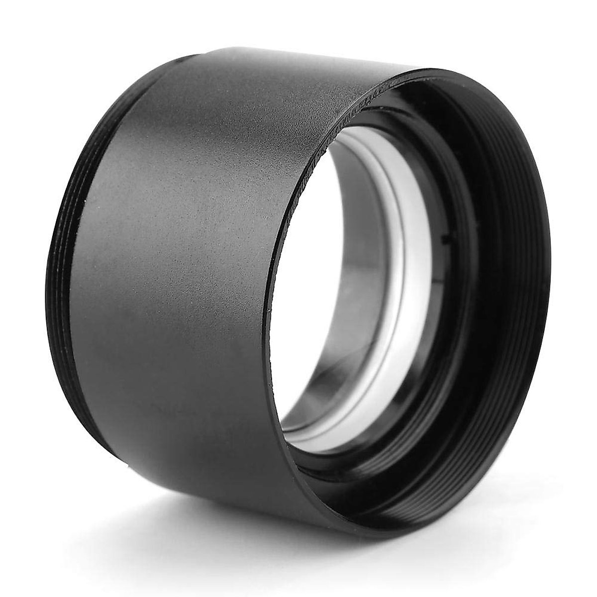 0.5X Auxiliary Objective Lens,Stereo Microscope Objective Lens,Microscope Objective Lens for Industry Video Microscope,48mm Mounting 0.5X Objective Lens,Double The Magnification