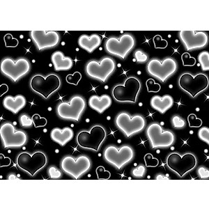 CapiSco Black Heart Photo Backdrop Early 2000s 90s Birthday Homies Party Banner Decorations Valentine's Day Glitter Heart 18th 30th Women Men Happy Birthday Background for Photoshoot 7x5FT SCO476A