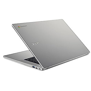 Acer Chromebook Laptop 17inch Screen - Google Chromebook 2023 - Long Battery Life - Wi-Fi6 - Numeric Keyboard - USB C - Webcam - School Laptop for Adults (4GB RAM |128GB eMMC+32GB SD Card)
