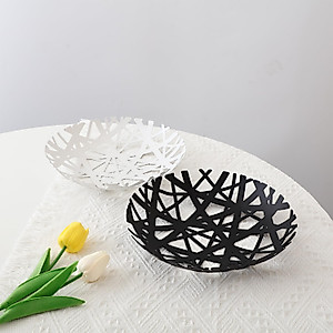 IBWell Fruit Basket,Steel Home Fruit or Vegetable Bowl for Counters, Kitchen, Countertop, Home Decor, High-end Look