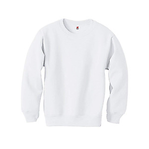 Hanes ComfortBlend EcoSmart Crewneck Sweatshirt (P360) White, S