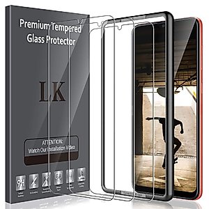 LK 3 Pack for Samsung Galaxy Note 20 Ultra Screen Protector [Not Glass] [Support Fingerprint Unlock] [Anti-scratch][Case Friendly] Bubble Free, 3D Curved Max Coverage for Note 20 Ultra