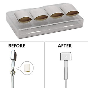 6:1 Dual Wall Adhesive Super Heat Shrink Tubing,Wire Repair,Mac Book Air Pro Charging Cable Crack Damage Charge Repair,Mouse Cable Protector,Saver Cover for Type C,iPhone,Apple Lightning,HDMI (4)