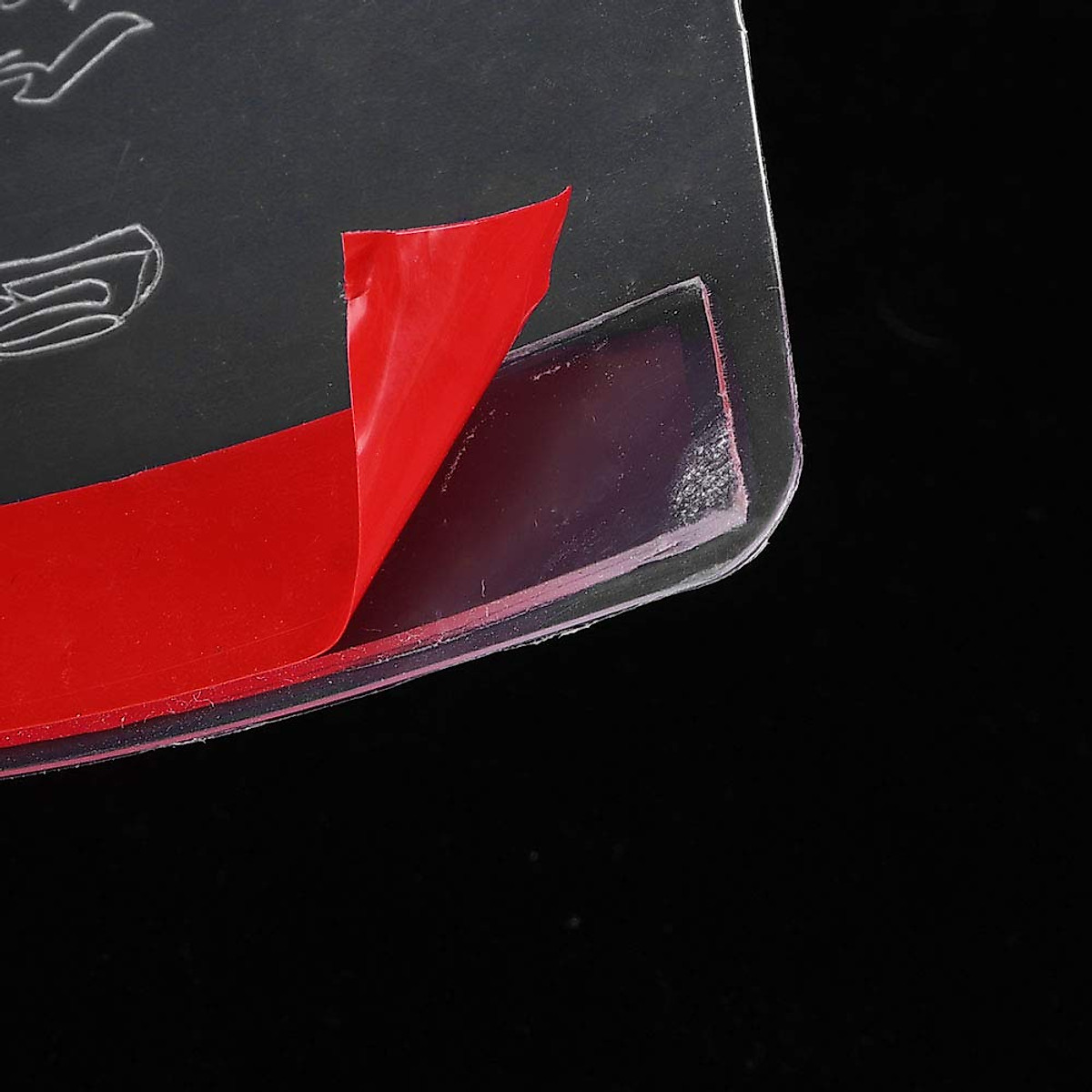 Anti Pinch Door Strip, Safety Door Hinge Protector Cover Kindergarten Door Pinch Guard Prevents Finger (Door Back Transparent 120x10cm)