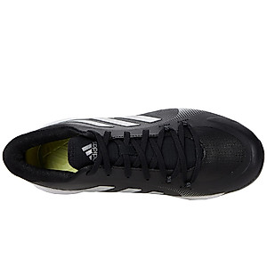 adidas Women's Purehustle 2 TPU Baseball Shoe, Black/White/White, 9.5